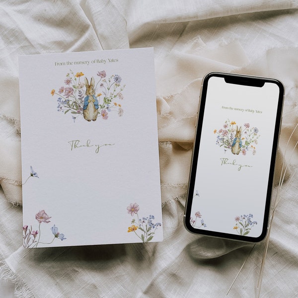 Peter Rabbit Card - Etsy UK