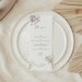 HARLOW Spring Flower Menu, Wild Flower Wedding Editable Menu, Floral ...