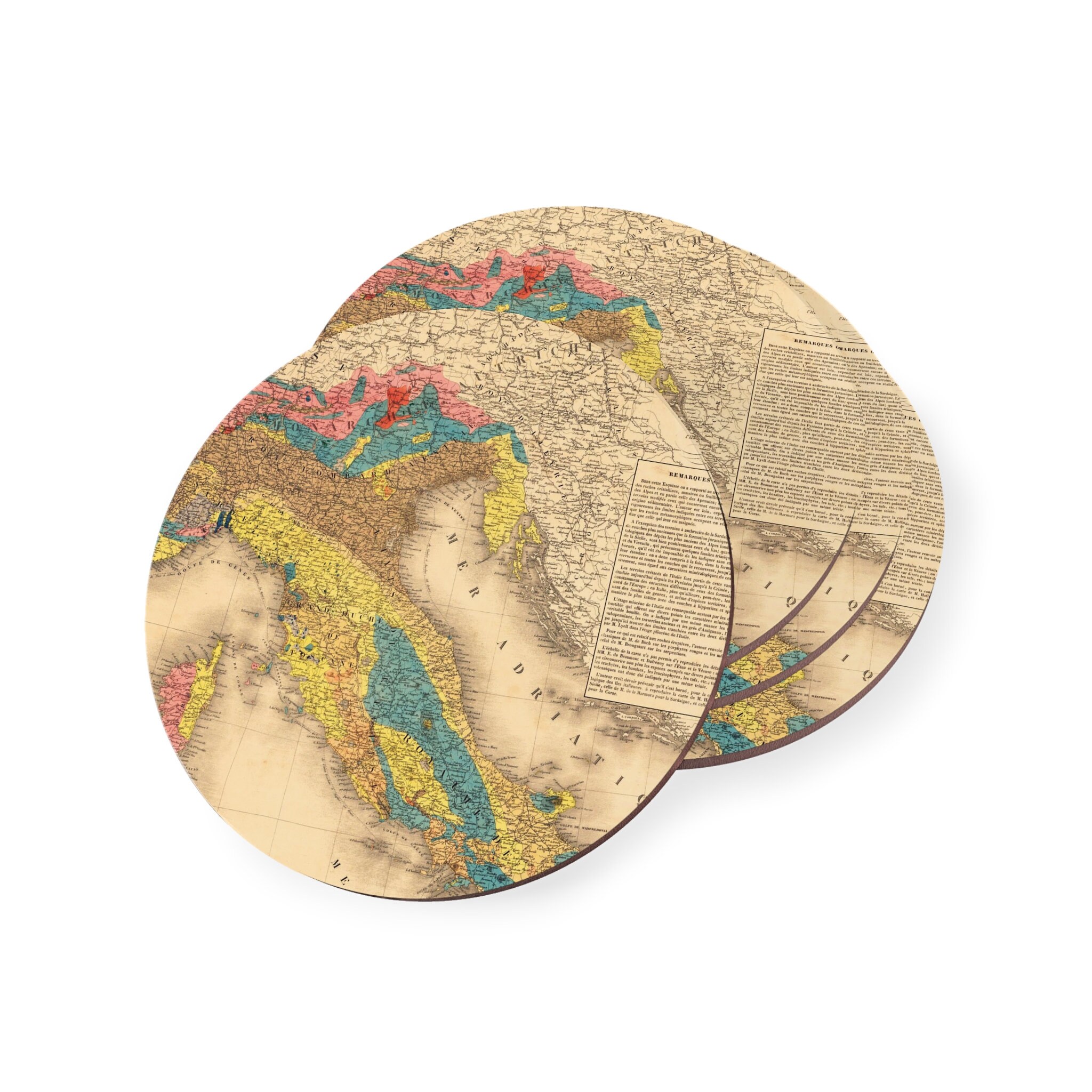 Vintage World Map Coasters - Etsy