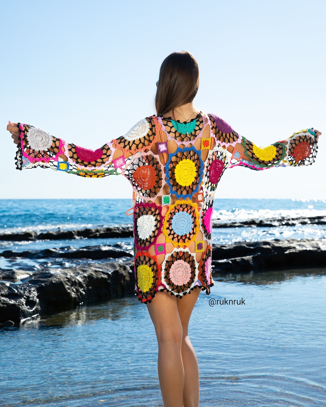 Summer Clothing Beach Dress Women, Crochet Beach Cover up Dress ...