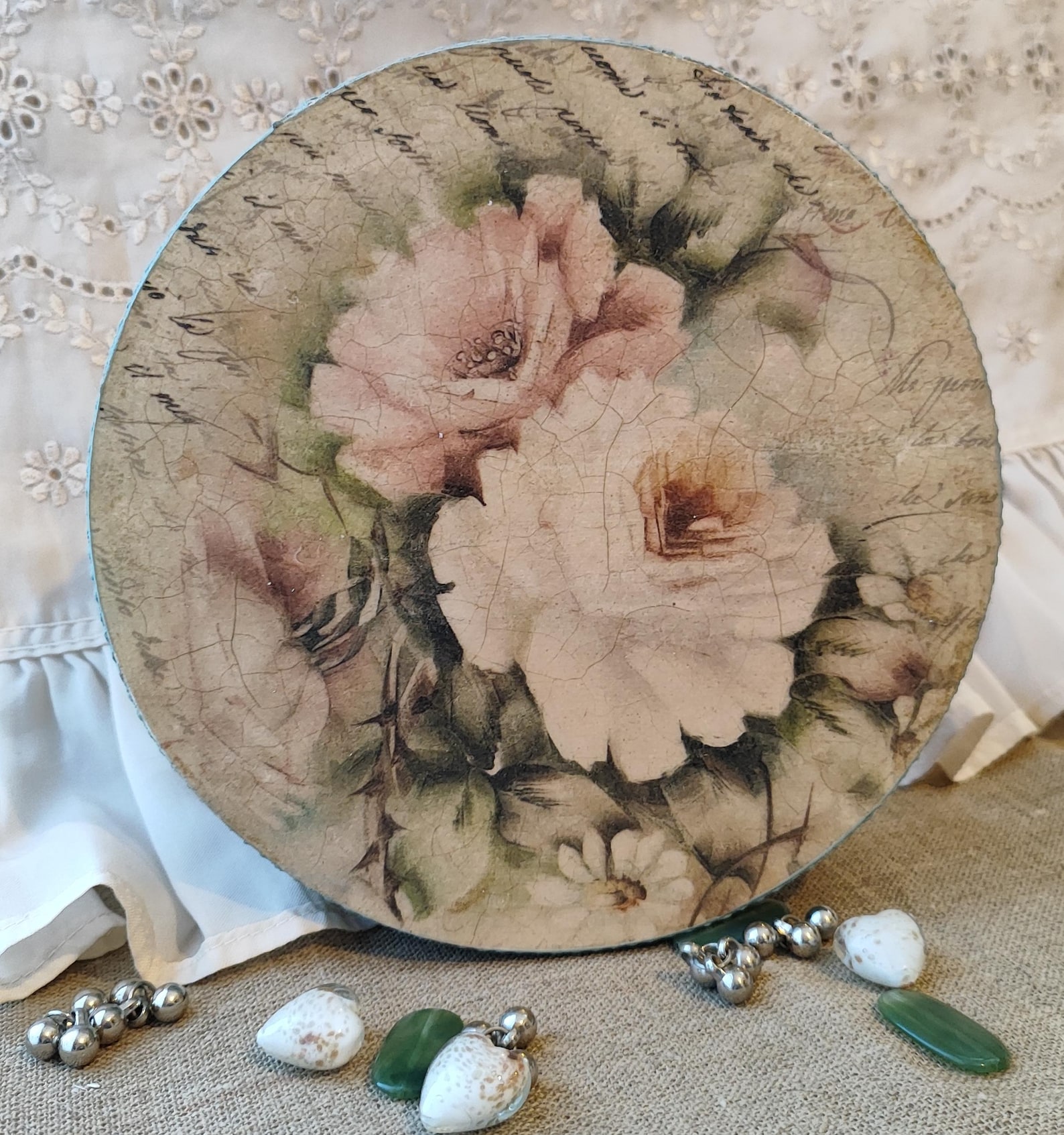 Decoupage Flower Box, Wooden Keepsake Box, Flower Vintage Box - Etsy