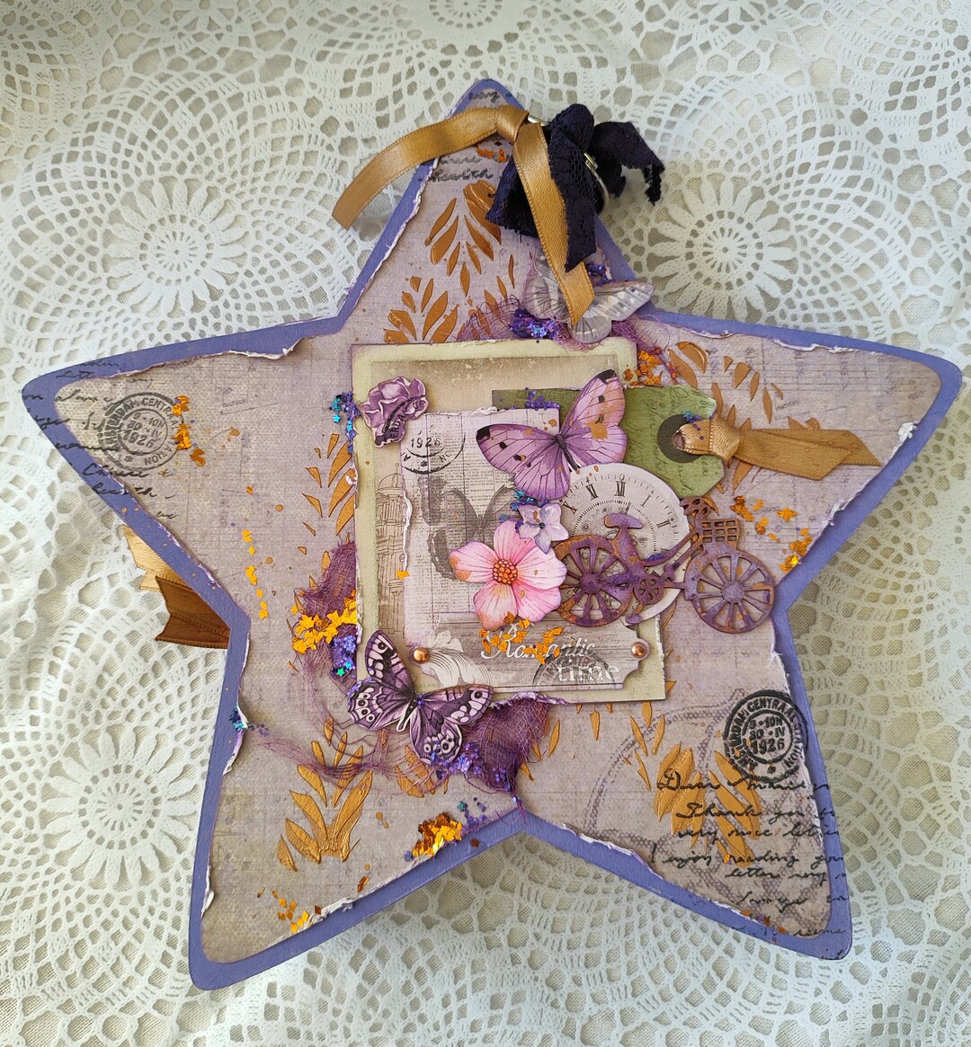 Personalized Star Photo Album, Custom Memory Book, Unique Image Storage ...