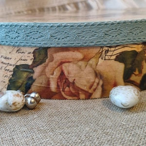 Decoupage Flower Box, Wooden Keepsake Box, Flower Vintage Box - Etsy