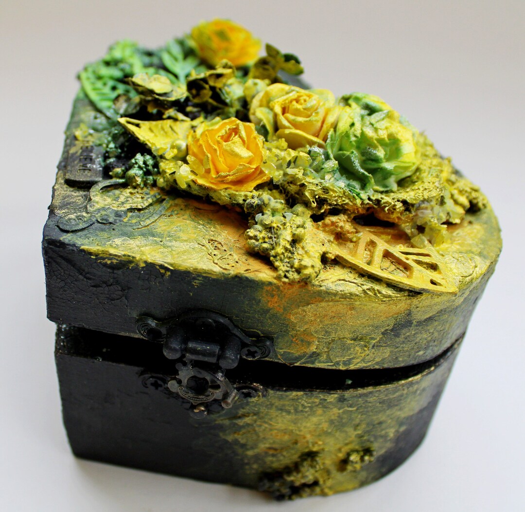 Wooden Boxmixed Media Box Altered Box Box for Gift - Etsy