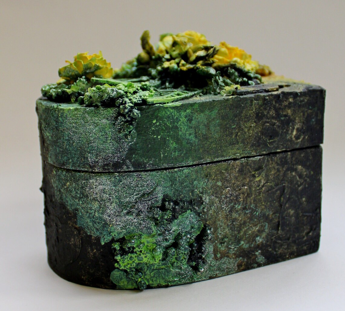 Wooden Box,mixed Media Box, Altered Box, Box for Gift, Decorative Box ...