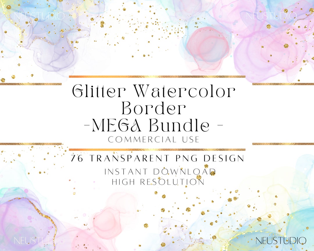 Watercolor Border PNG, Watercolor Clipart, Watercolor Background Png ...