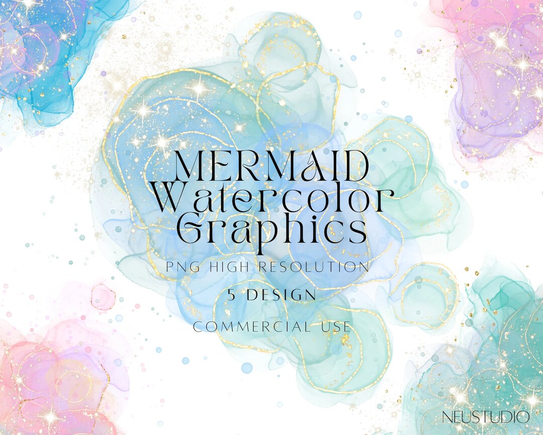 Watercolor Clipart, Abstract Watercolor PNG, Watercolor Abstract Shapes ...