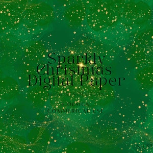 Gold Glitter Sparkle Christmas Digital Paper , Red and Green Glitter ...