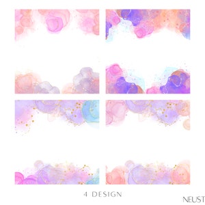 Watercolor Border Png Clipart, Invitation Borders, Purple Watercolor ...