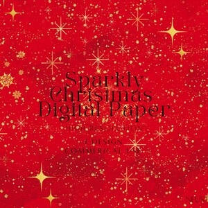 Gold Glitter Sparkle Christmas Digital Paper , Red and Green Glitter ...