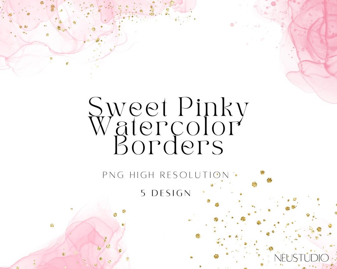 Watercolor Border Clipart, Watercolor Background Png, Alcohol Ink ...