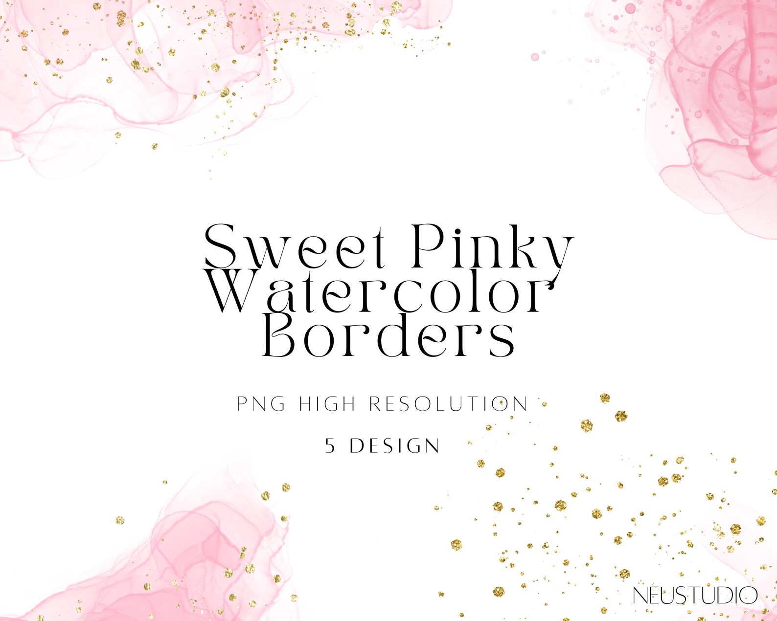 Watercolor Border Clipart Watercolor Background Png - Etsy