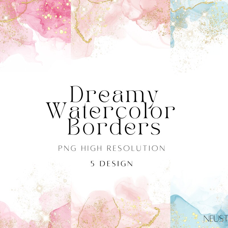 Watercolor Frames - Etsy