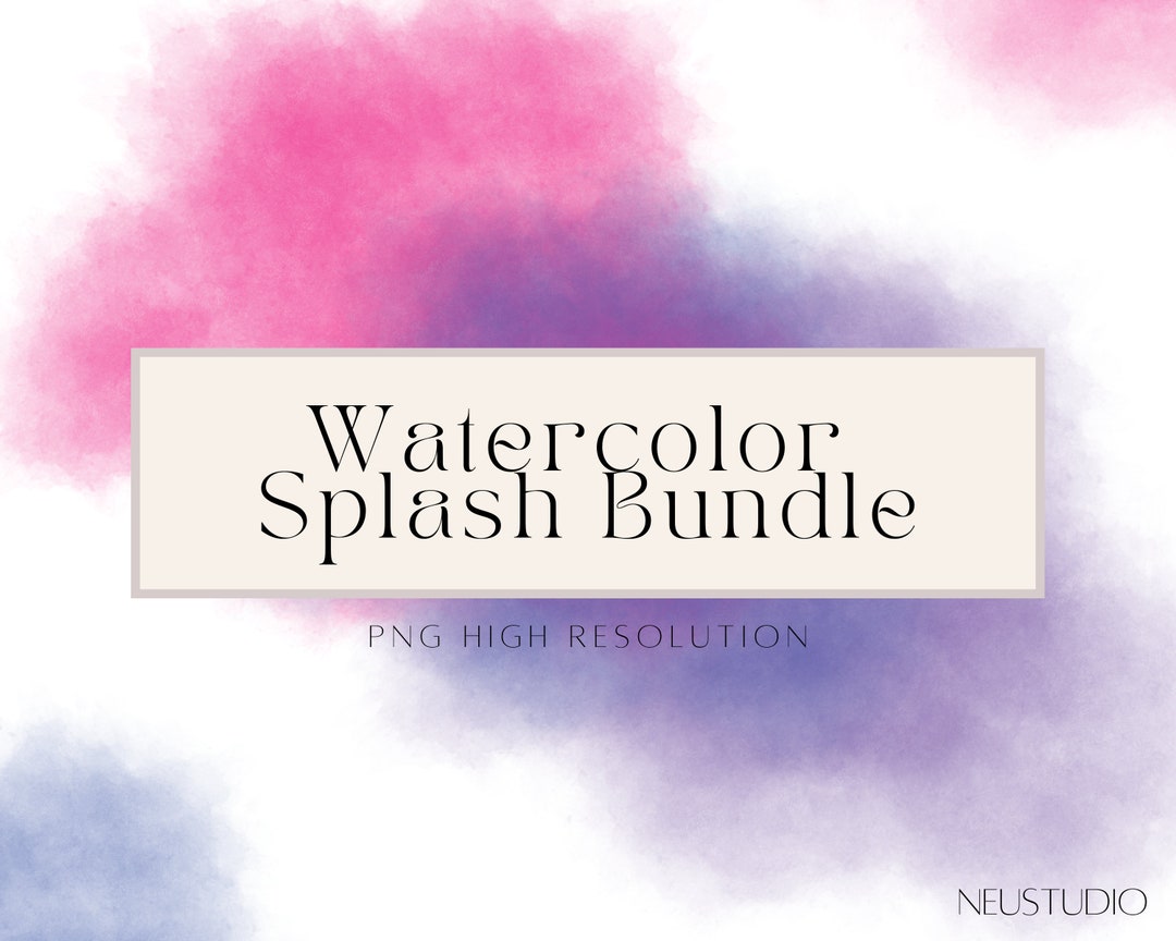 Watercolor Splash Clipart, Pastel Watercolor Clipart , Color Splash Png ...