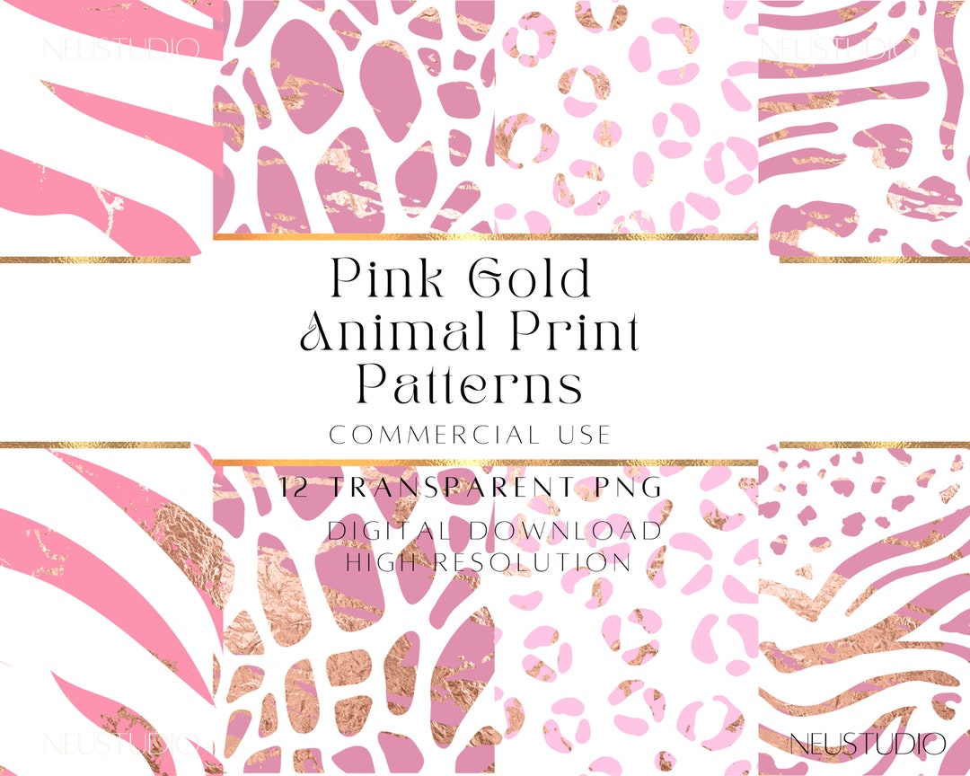 Pink Animal Print PNG, Leopard Print PNG, Cheetah Print Png, Animal ...