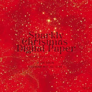 Red and Green Glitter Christmas Paper, Holiday Background (digital ...