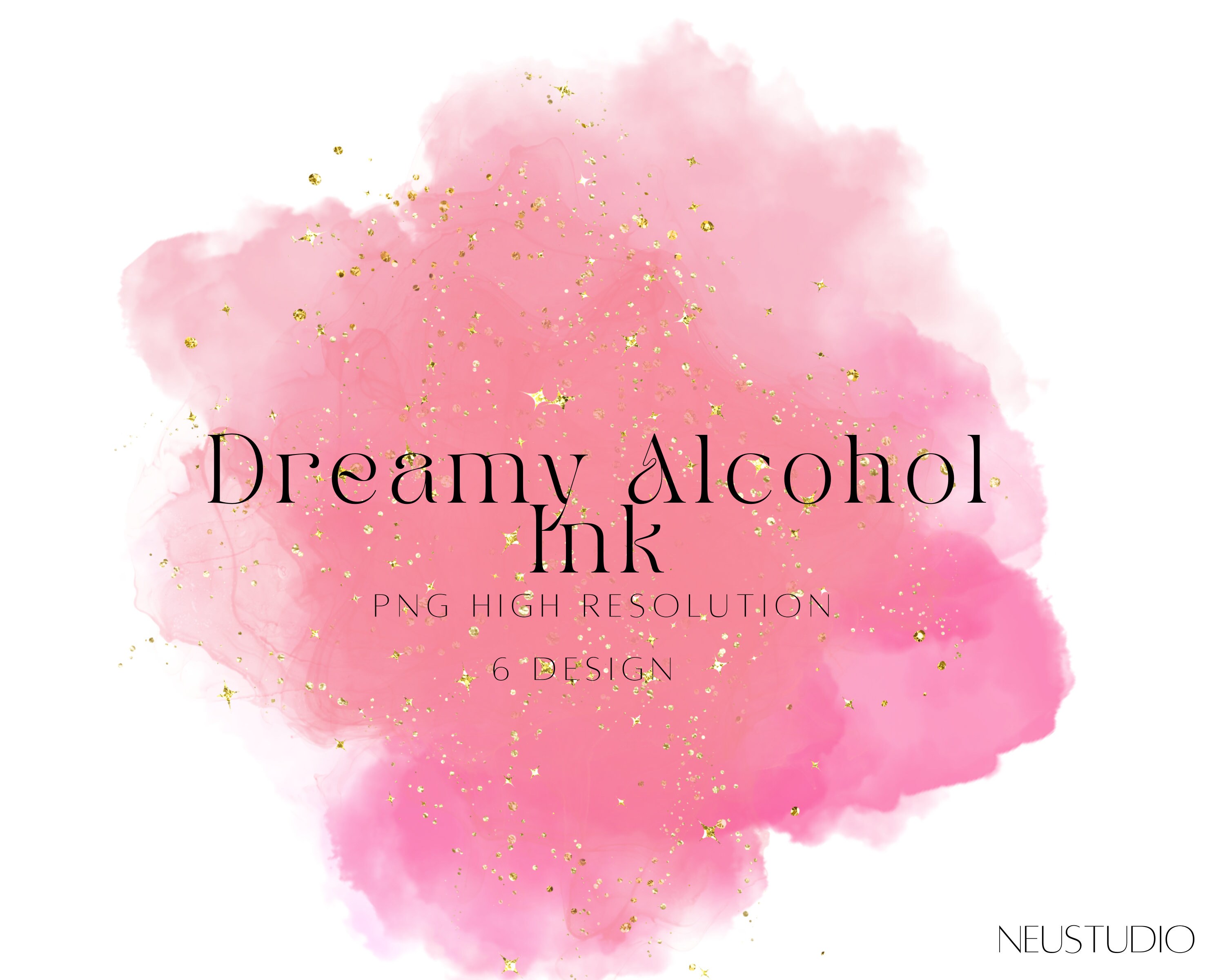 Pink Glitter Watercolor Background Png Watercolor Textures - Etsy
