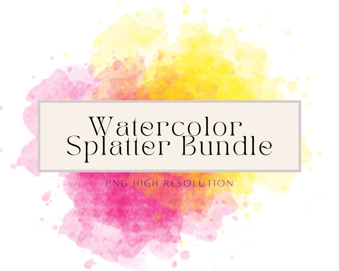 Watercolor Splashes Clipart, Color Splash Png, Watercolor Splash, Paint ...