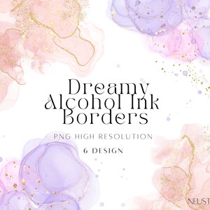 Watercolor Borders PNG Clipart, Glitter Borders, Purple Borders Png ...