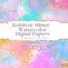 Rainbow Glitter Backgrounds, Glitter Digital Papers, Glitter Patterns ...