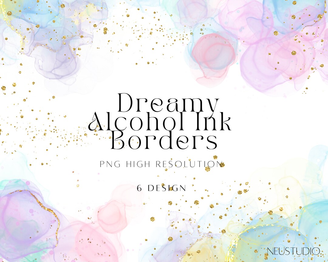 Watercolor Borders PNG Clipart, Glitter Borders, Purple Borders Png ...