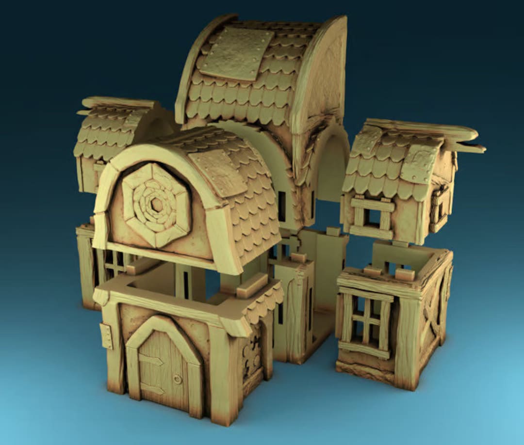 Engineer's House | 28mm | STL Only | Dnd | RPG | Fdm&resinuv - Etsy
