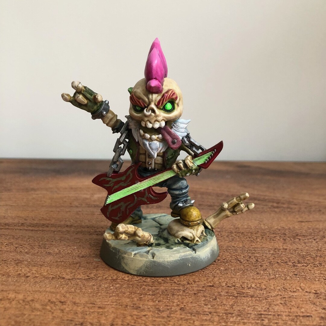 Punk Rocker 32mm 64/75mm Hero Scale Chibi Miniatures - Etsy