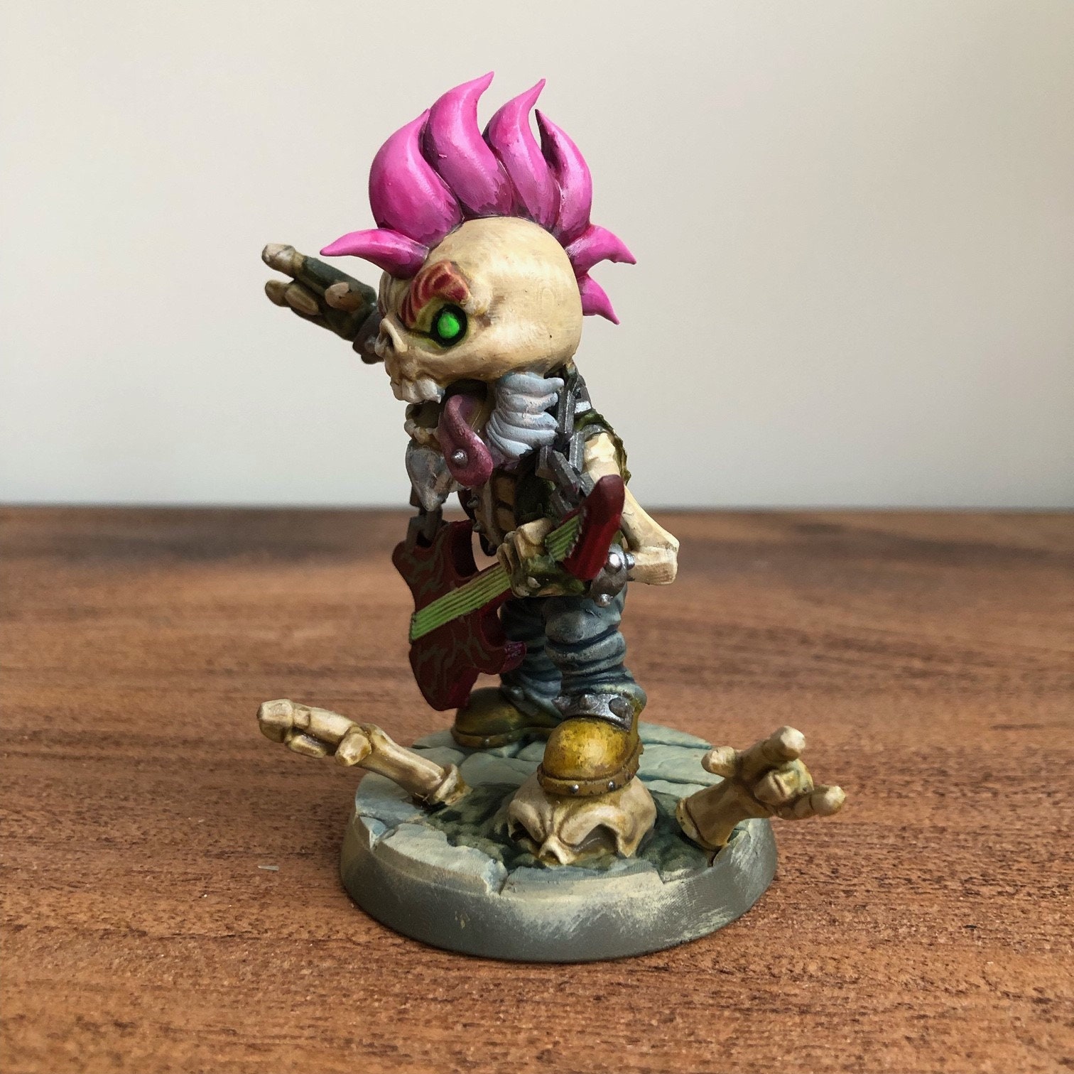 Punk Rocker 32mm 64/75mm Hero Scale Chibi Miniatures - Etsy