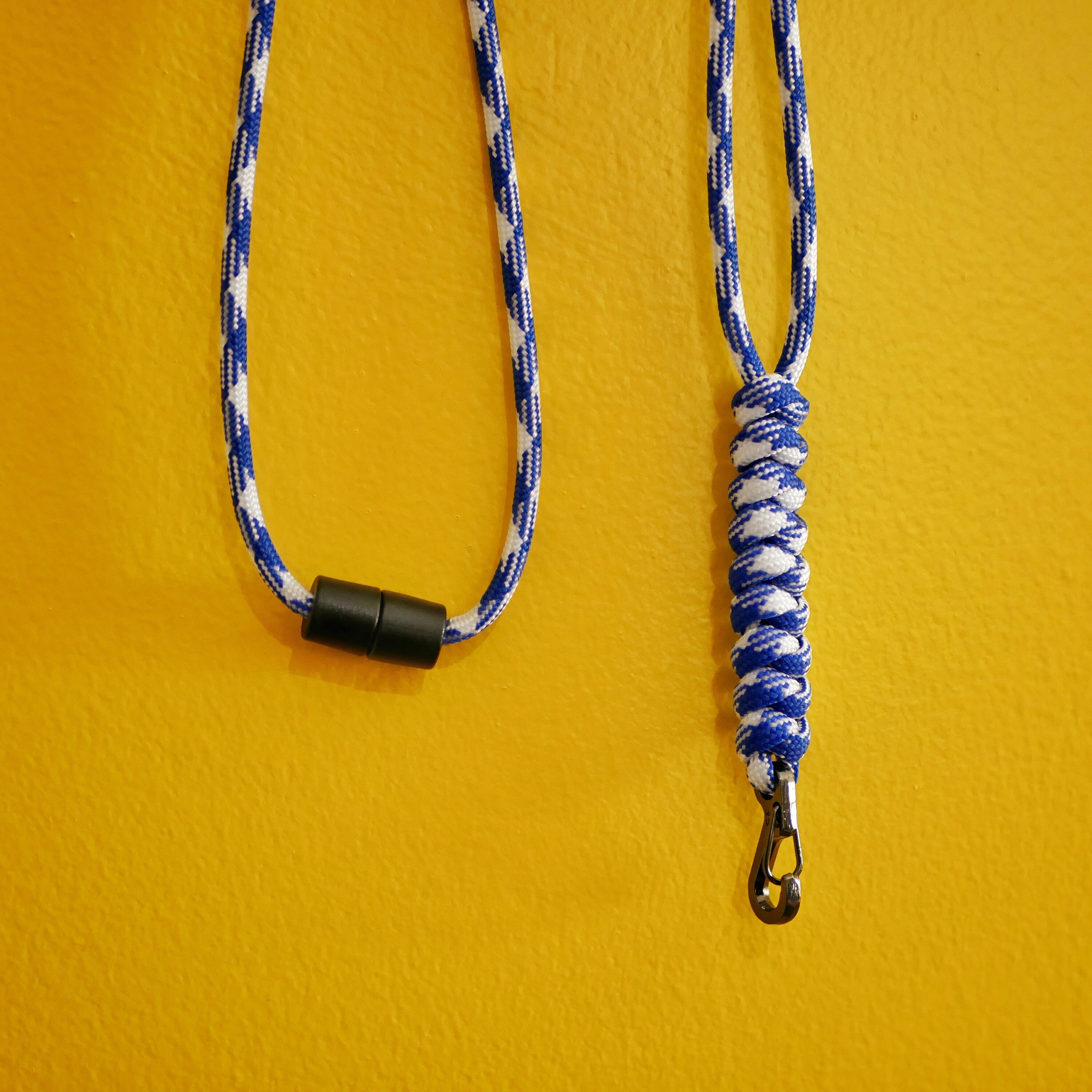 Handmade Rope Lanyard PICK YOUR COLOUR Breakaway Snap Clip | Etsy