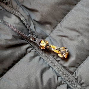 Set of 4 - Paracord Diamond Zipper Pull - PICK YOUR COLOUR - Coat & Bag ...