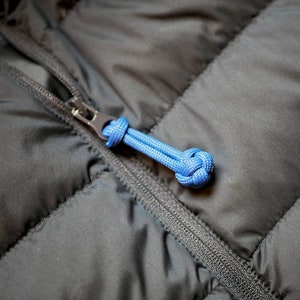 Set of 4 - Paracord Diamond Zipper Pull - PICK YOUR COLOUR - Coat & Bag ...