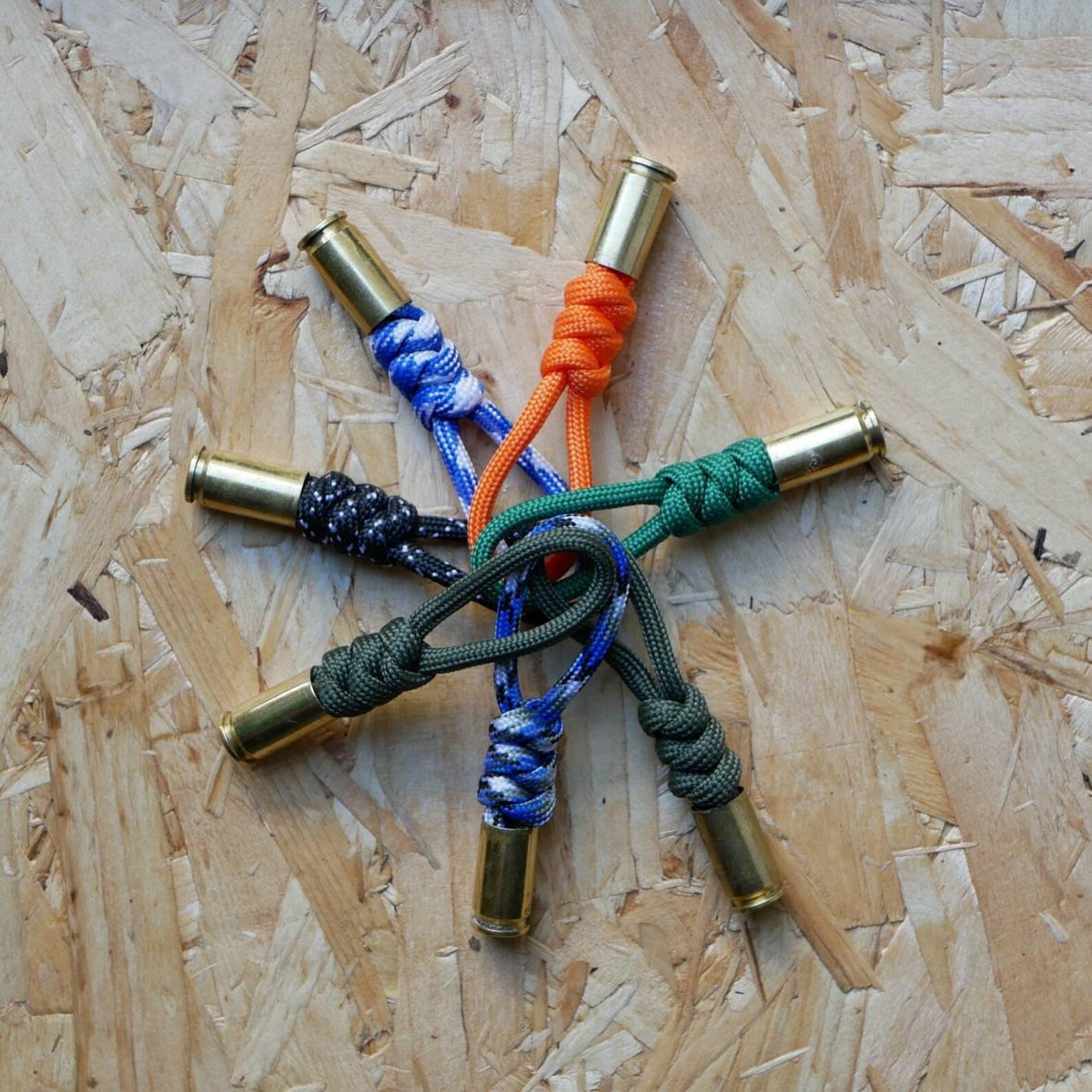 9mm Bullet Keyring PICK YOUR COLOUR Paracord Spent Luger - Etsy
