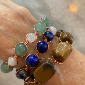 Natural Stone Bracelet - Etsy