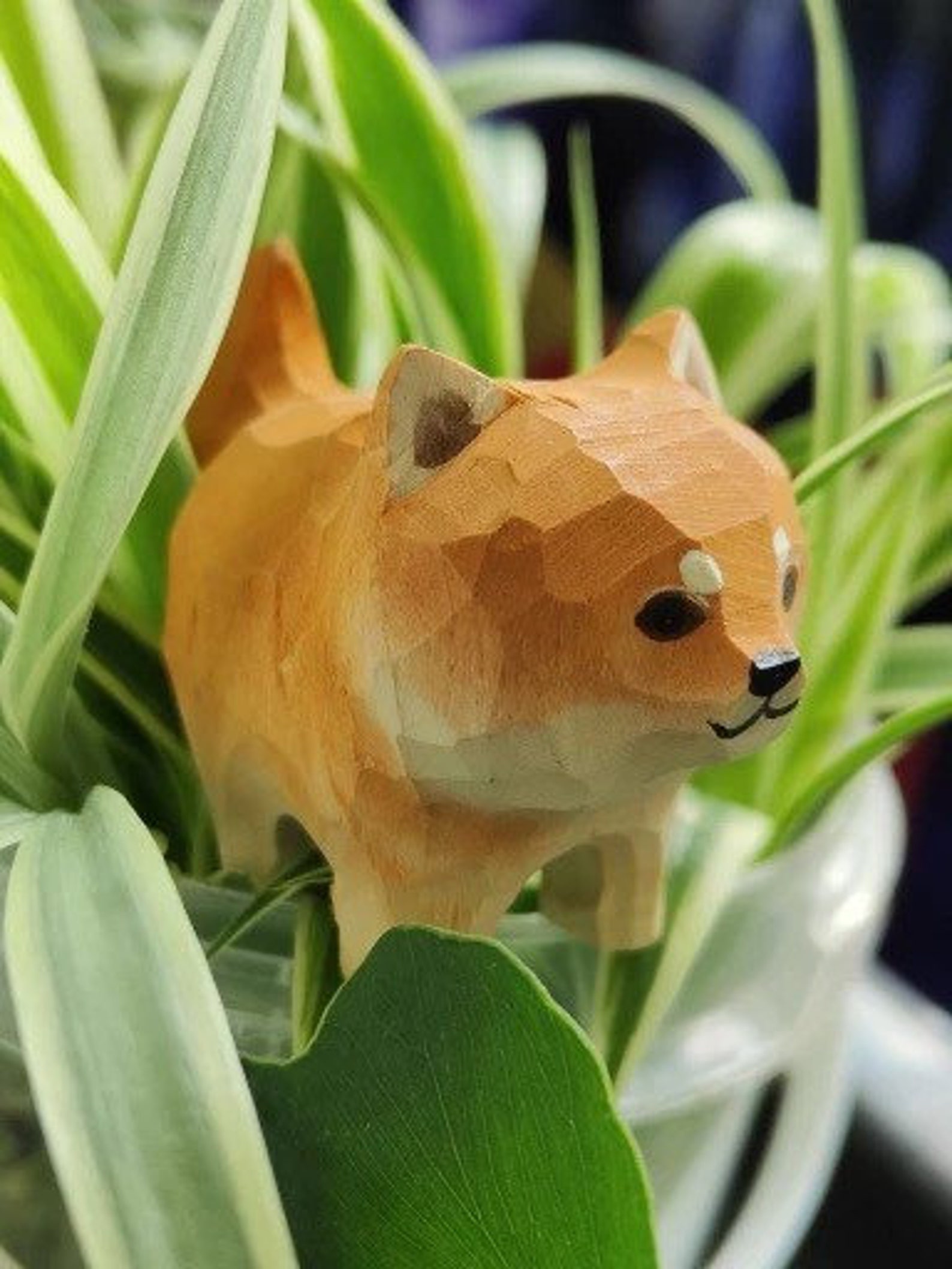 Little Shiba Inu Figurine Shiba Inu Statue Home Decor Figurine - Etsy