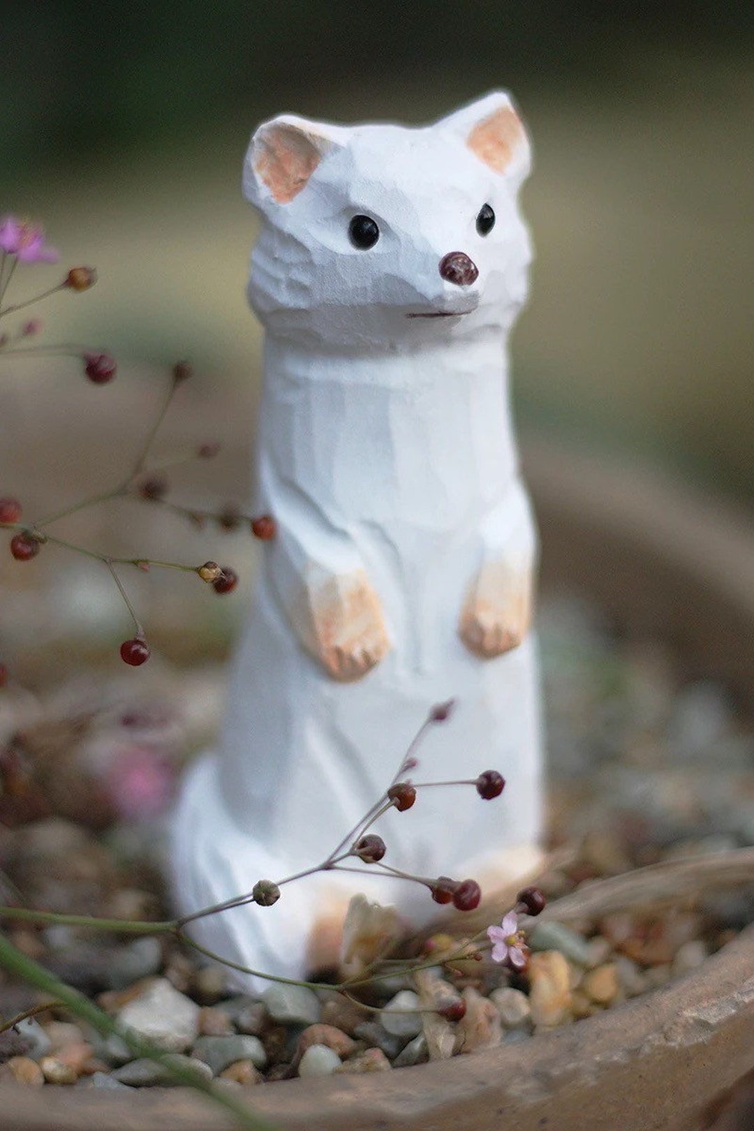 Ling Ferret Figurines Wooden Lung Ferret Home Decor Wooden Decor Moms ...