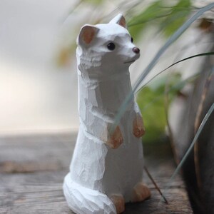Ling Ferret Figurines Wooden Lung Ferret Home Decor Wooden Decor Moms ...