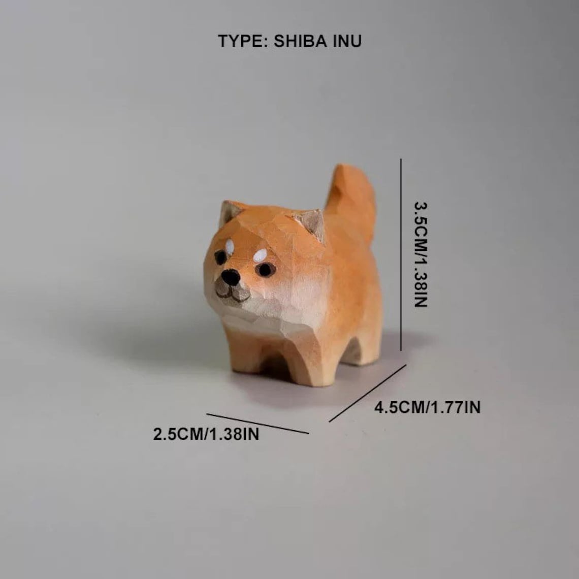 Little Shiba Inu Figurine Shiba Inu Statue Home Decor Figurine - Etsy