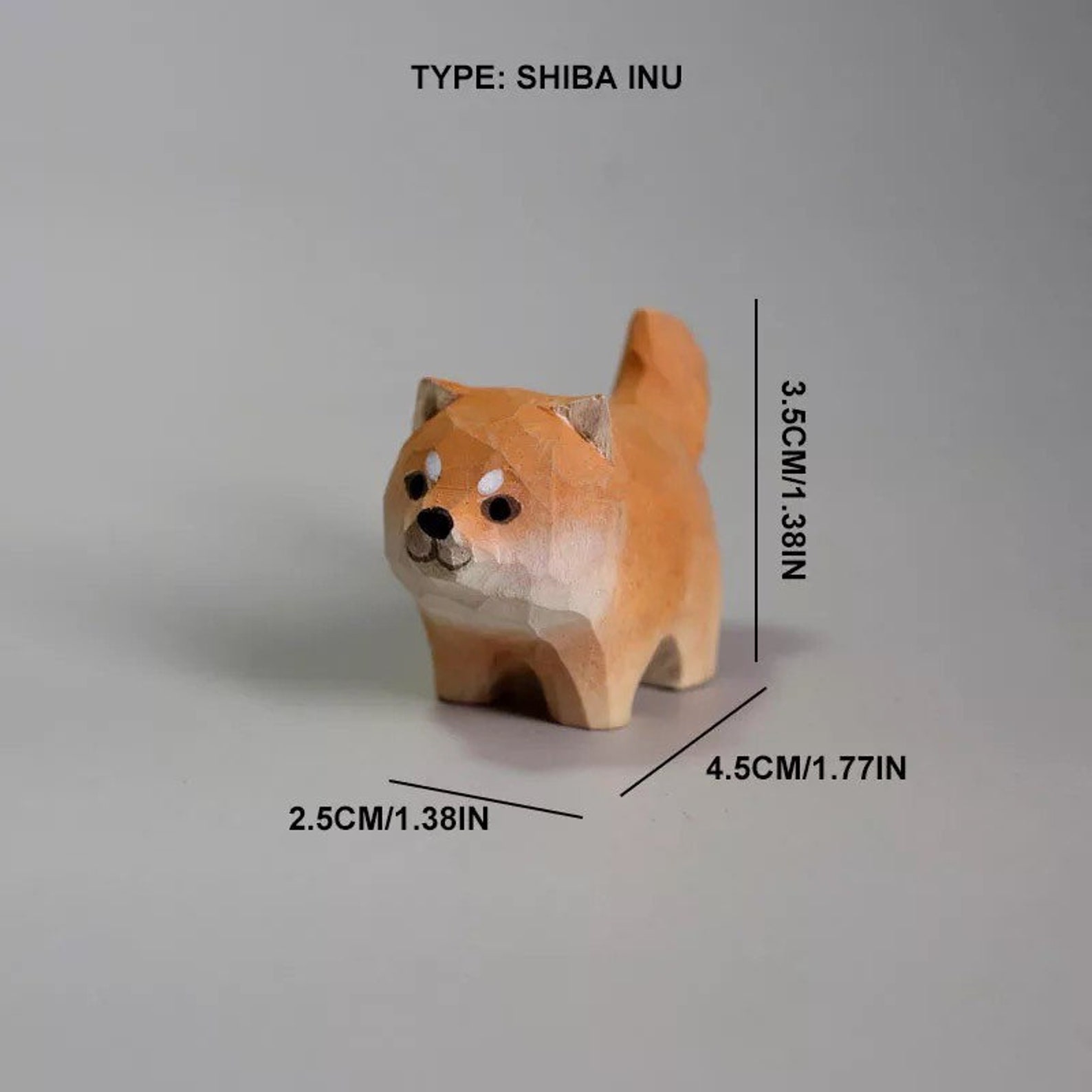 Little Shiba Inu Figurine Shiba Inu Statue Home Decor Figurine - Etsy