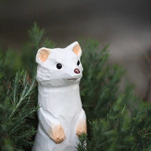 Ling Ferret Figurines Wooden Lung Ferret Home Decor Wooden Decor Moms ...