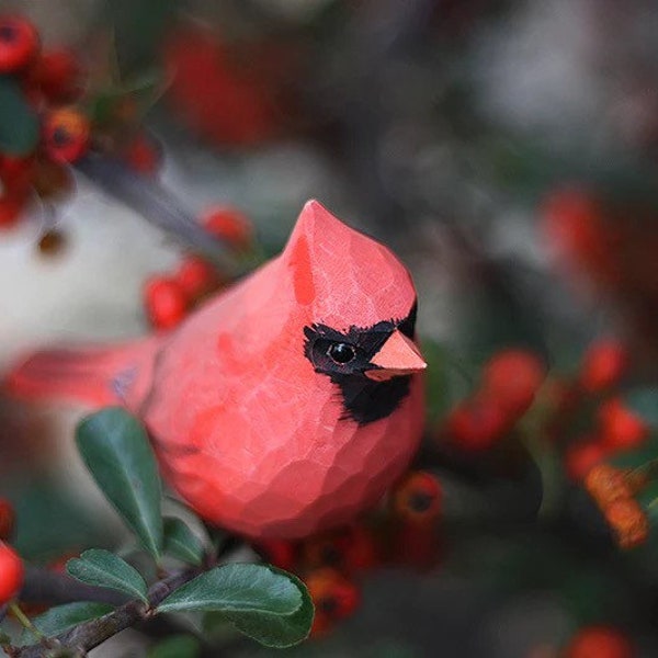 Cardinal Figurine - Etsy