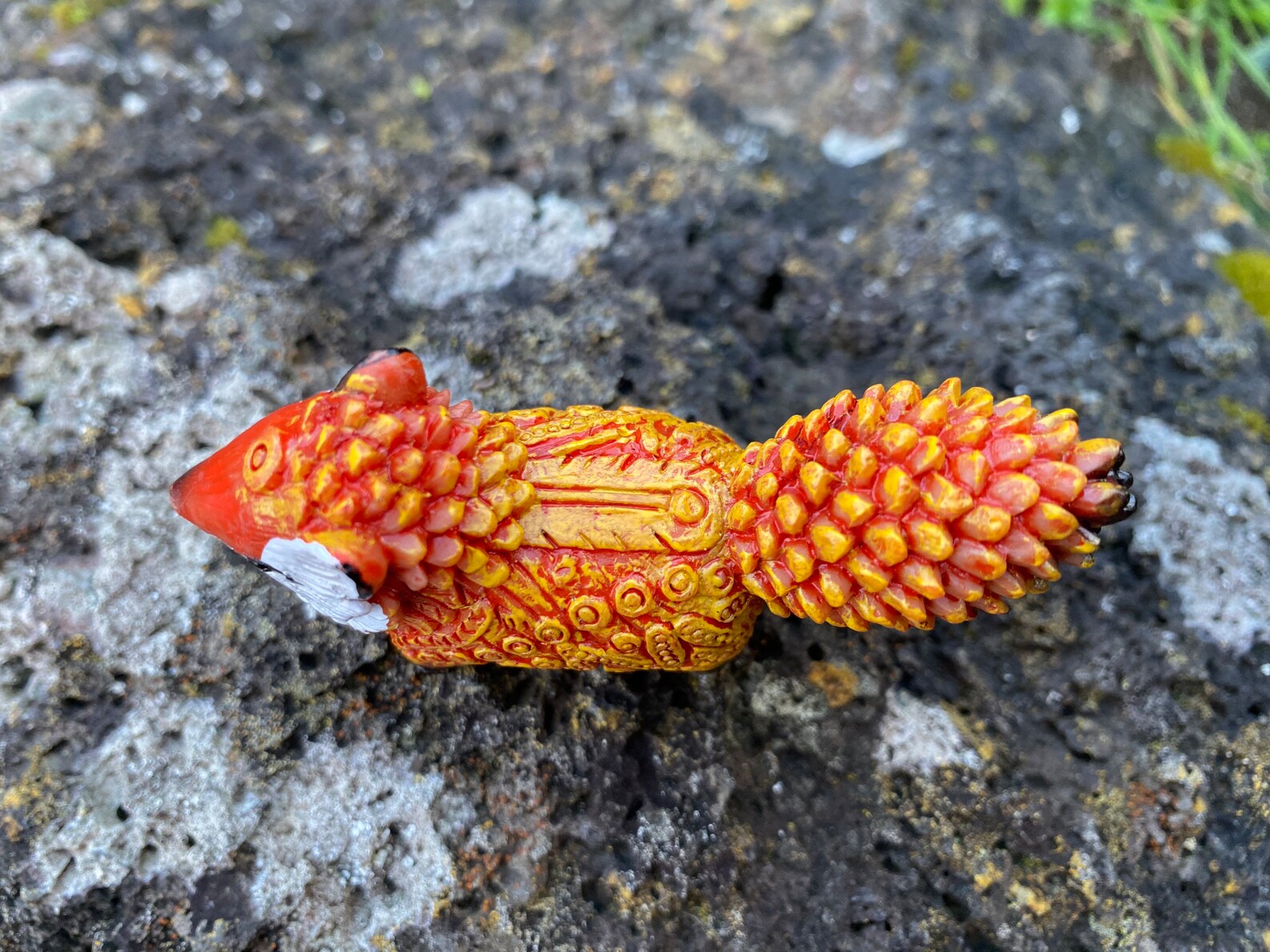 Foxy Figurine Resin Fox Figurine Relaxing Rabbit Home Decor - Etsy