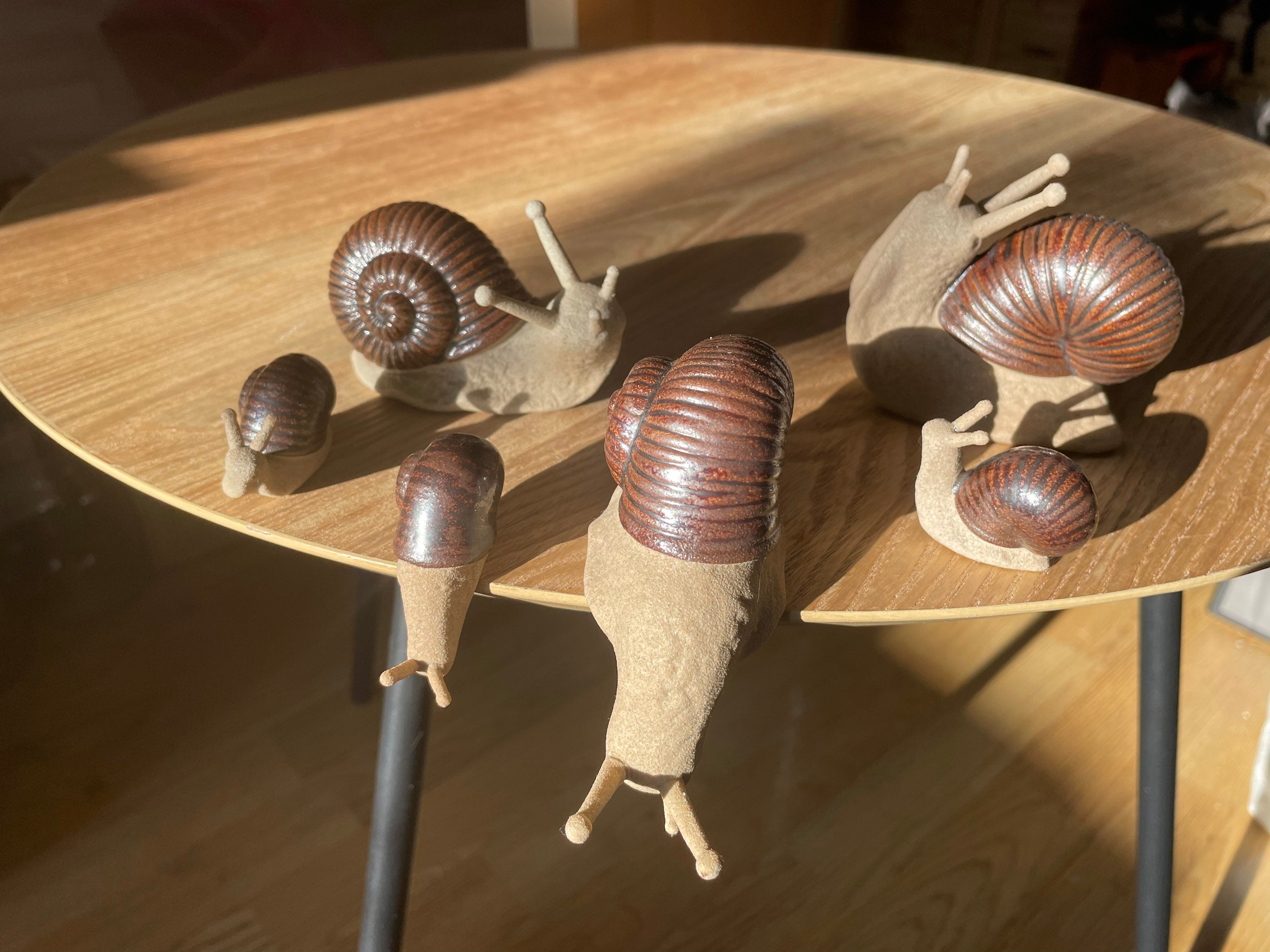 Ukraine Shop Snail Figurine Set Mom Day Gifts Little Snails - Etsy