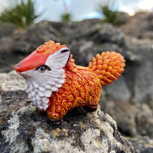 Foxy Figurine Resin Fox Figurine Relaxing Rabbit Home Decor Gift for ...