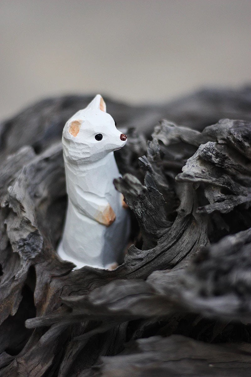 Ling Ferret Figurines Wooden Lung Ferret Home Decor Wooden Decor Moms ...