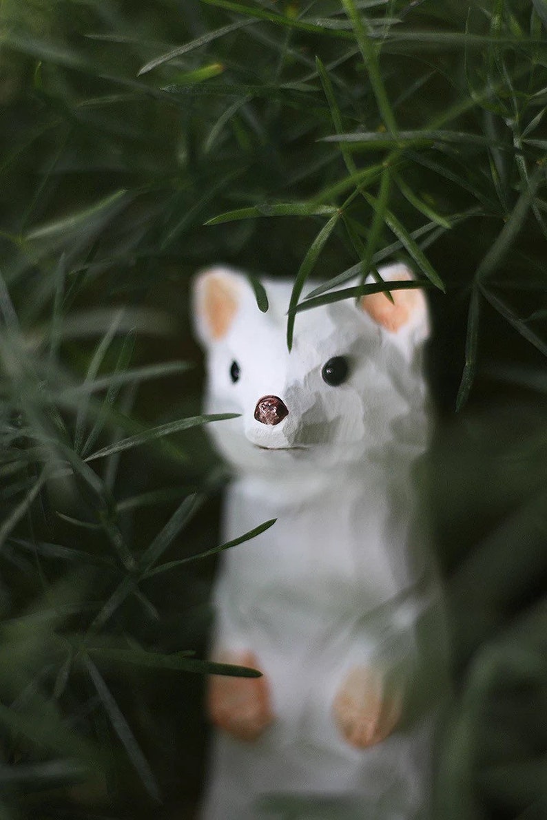 Ling Ferret Figurines Wooden Lung Ferret Home Decor Wooden Decor Moms ...