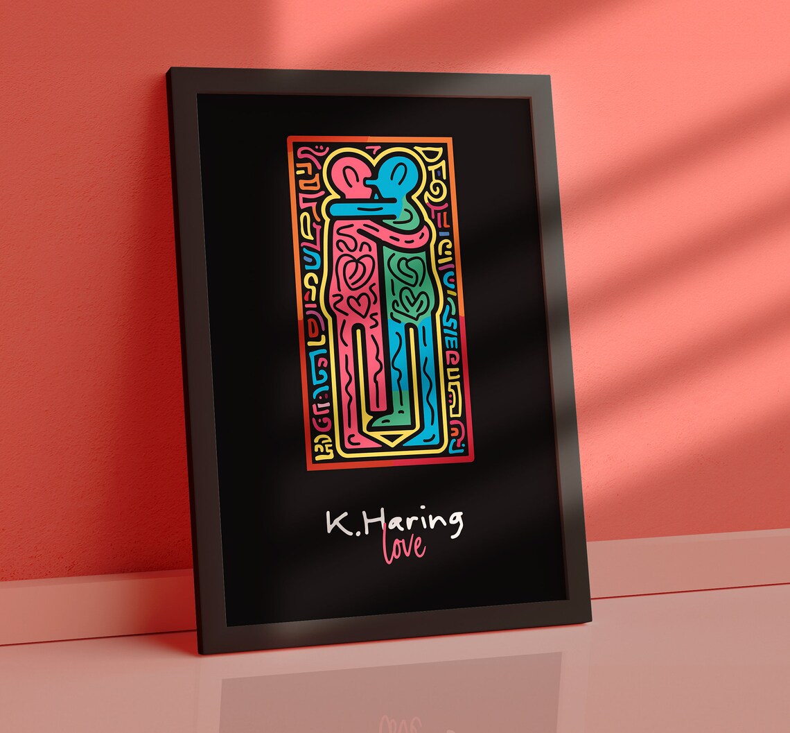 Keith Haring Poster, Iconic Haring Style for Modern Home Keith Haring ...