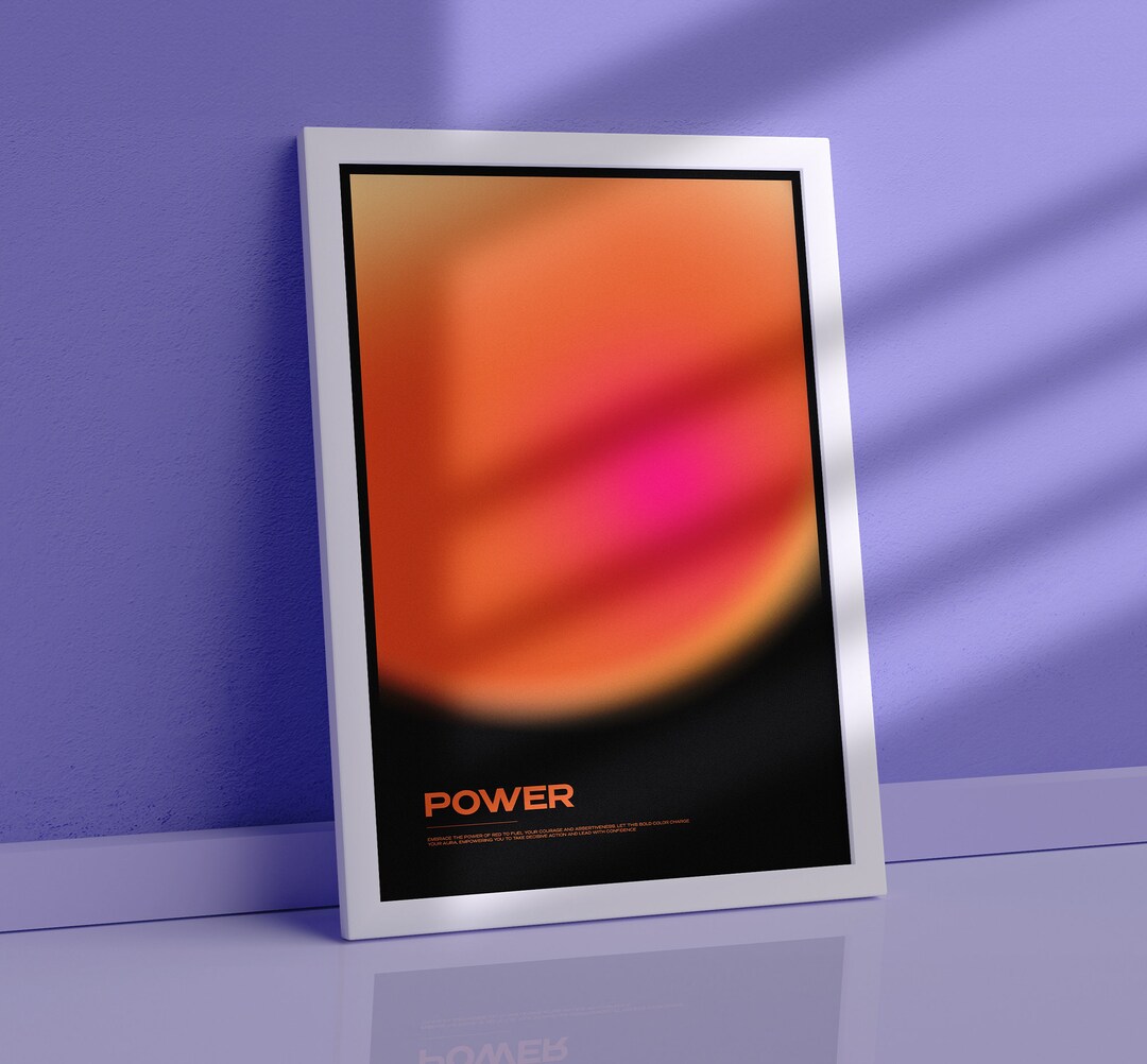 Aura Prints - Gradient Wall Art for Manifestation & Spirituality | Aura ...