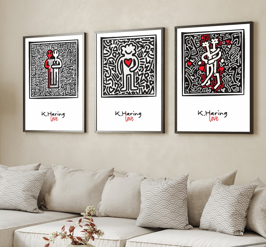 Keith Haring Print, Keith Haring Poster, Pop Art | Druckbare Kunst im ...
