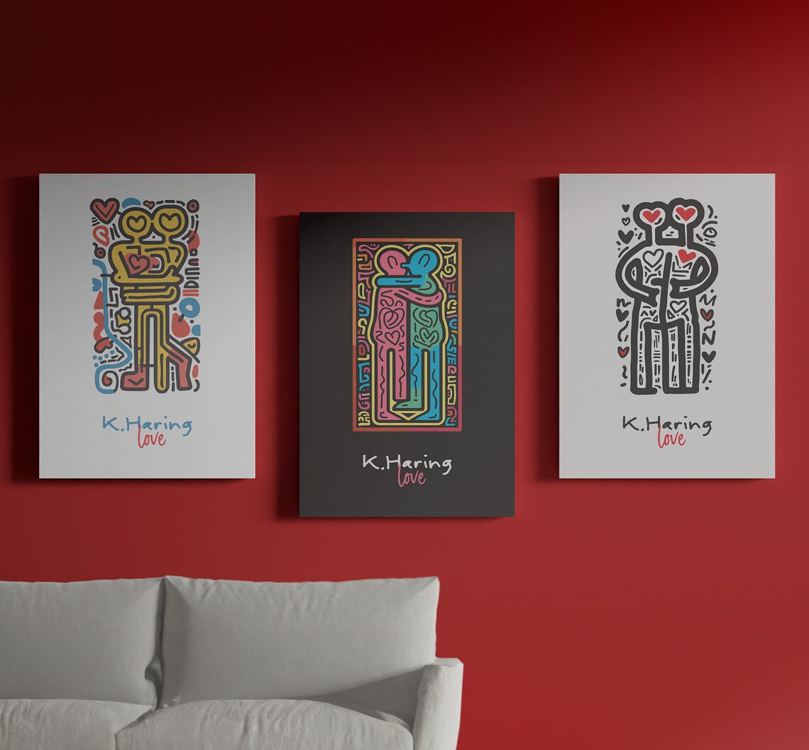 Keith Haring Poster, Iconic Haring Style for Modern Home Keith Haring ...