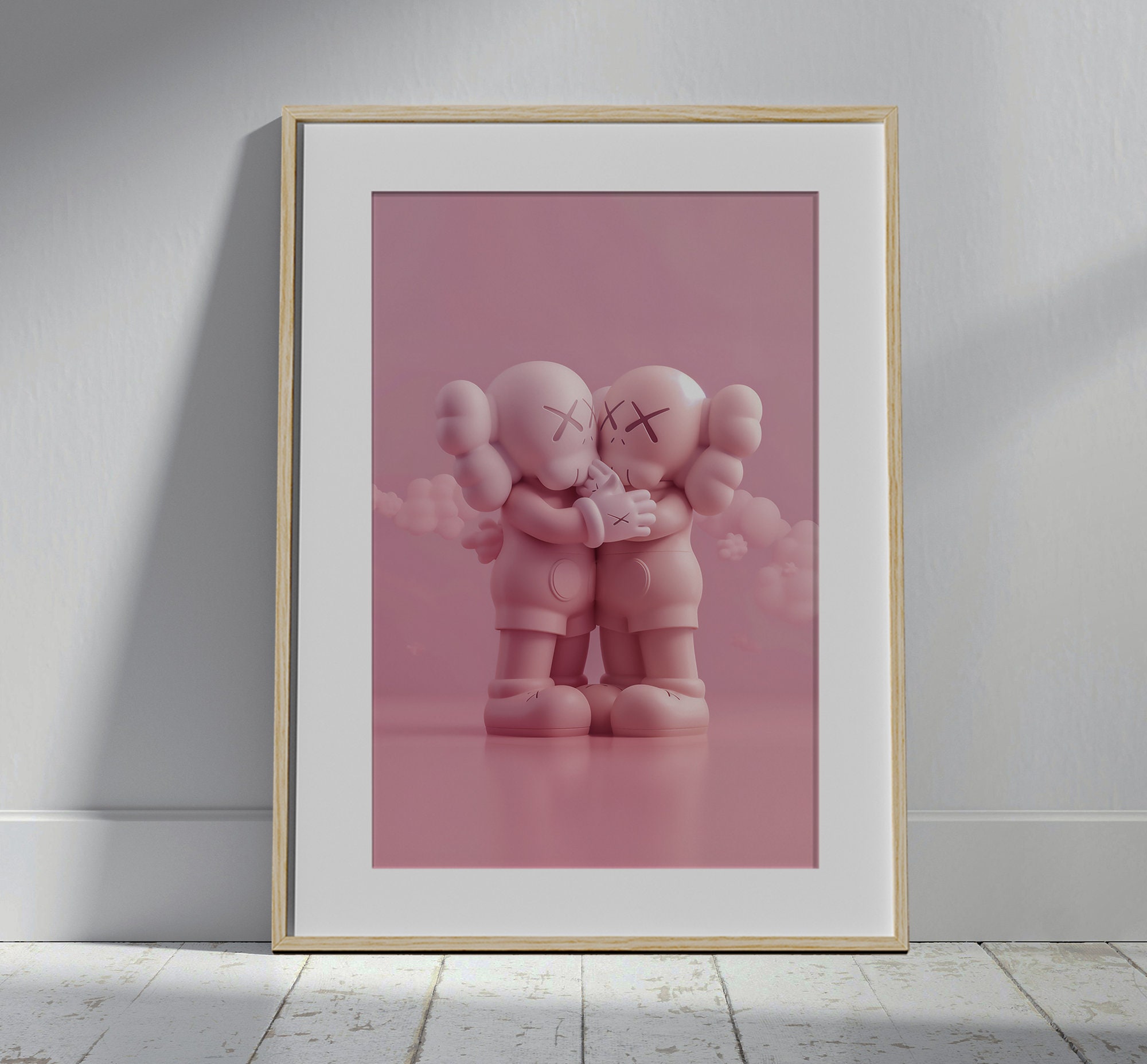 Kaws Poster Bundle 3 Piece Wall Art Love Poster, Printable Kaws Wall ...